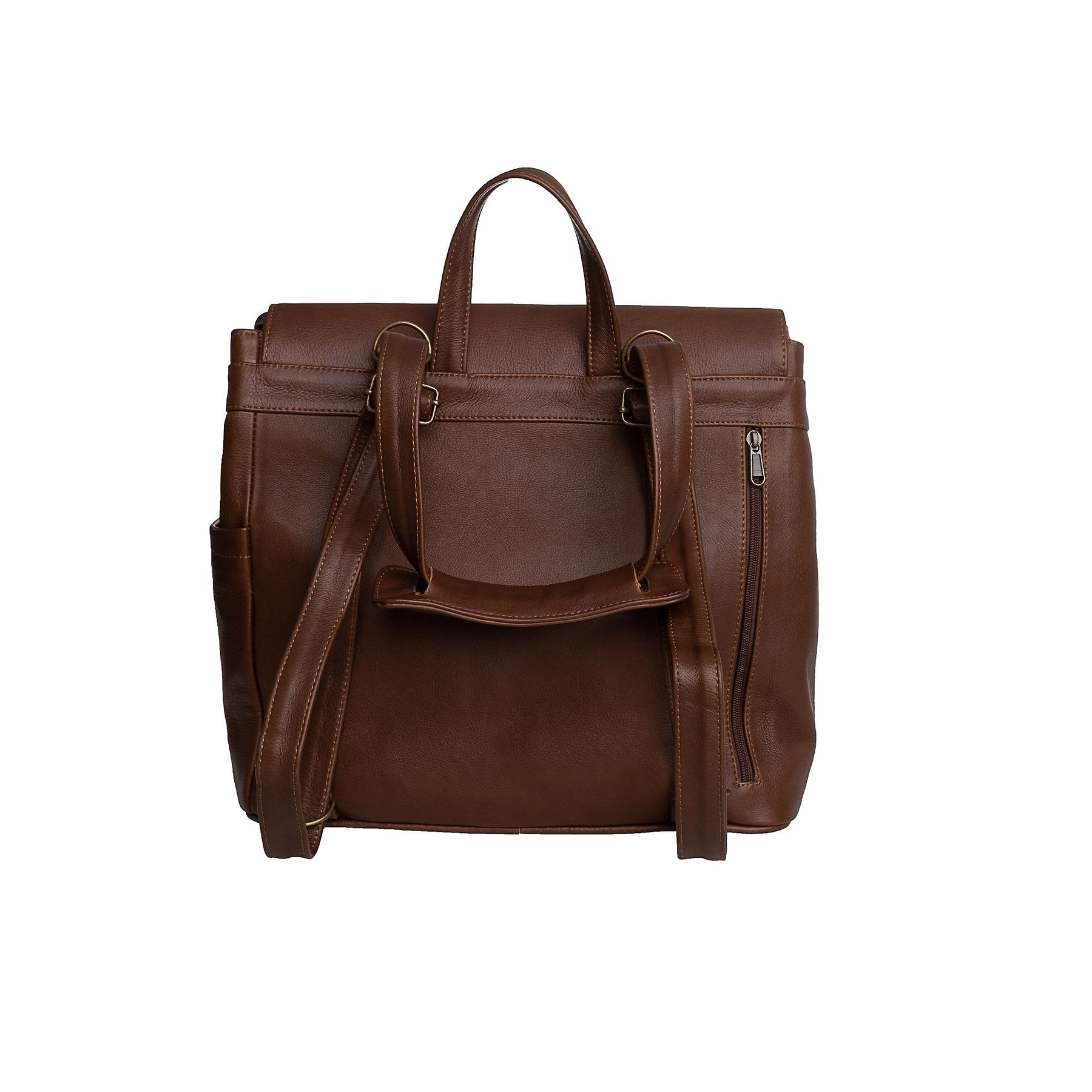 Bebe - Mally's Leather Baby Backpack in Brown – Mally SA