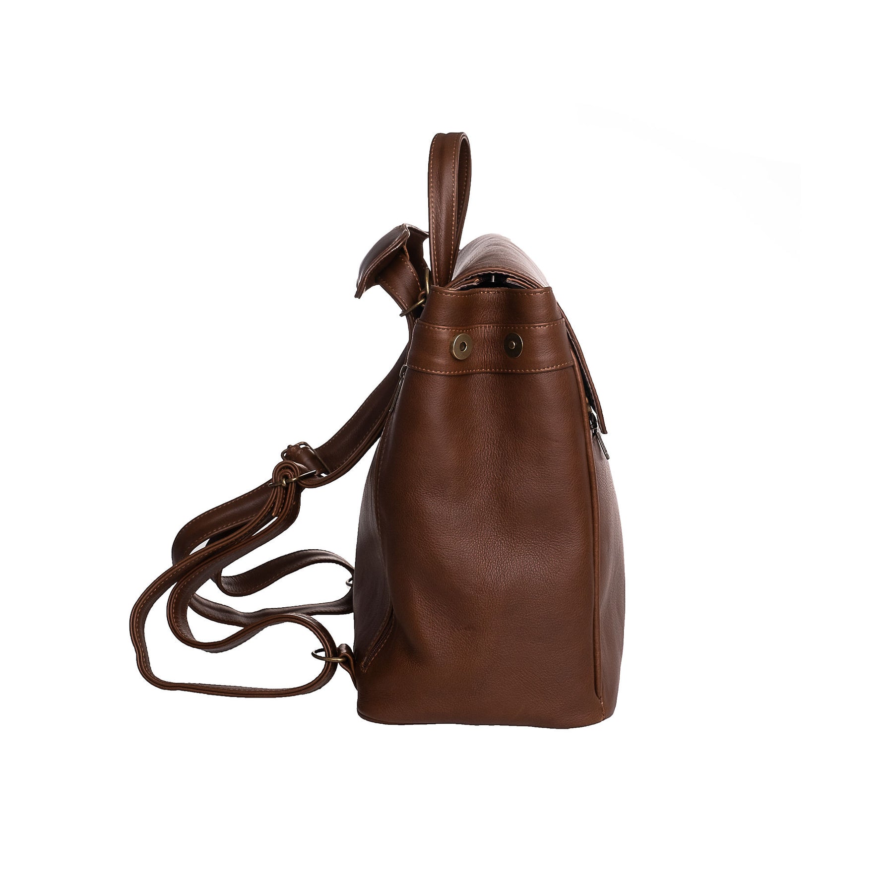 Bebe - Mally's Leather Baby Backpack in Brown – Mally SA